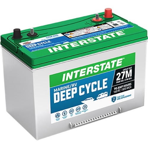Interstate marine deep cycle battery store