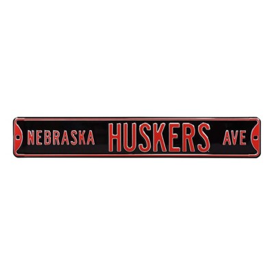 Authentic Street Signs Nebraska Cornhuskers "Nebraska Huskers Ave ...