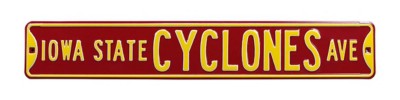 Authentic Street Signs Iowa State Cyclones Ave Street Sign