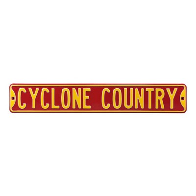 Authentic Street Signs Iowa State Cyclones "Cyclone Country" Street Sign