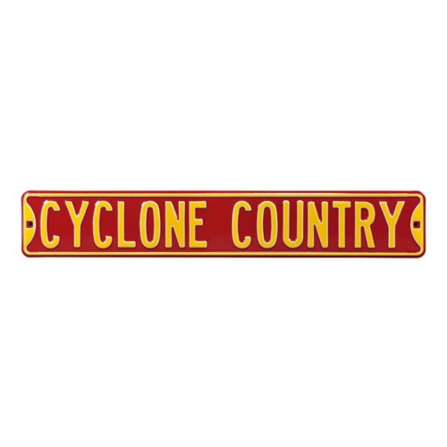 Authentic Street Signs Iowa State Cyclones "Cyclone Country" Street Sign