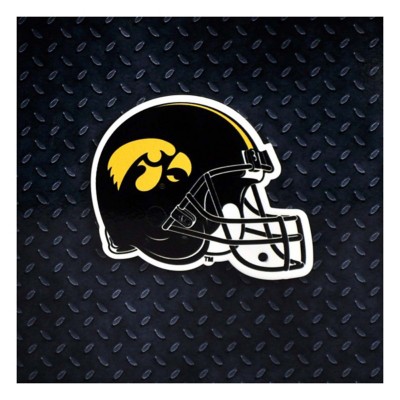 Authentic Street Signs Iowa Hawkeyes Football Helmet Steel Magnet