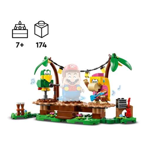LEGO Super Mario Dixie Kong's Jungle Jam Expansion Set 71421 Building ...