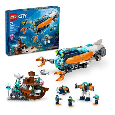 LEGO City Exploration Deep-Sea Explorer Submarine 60379 Building Set ...