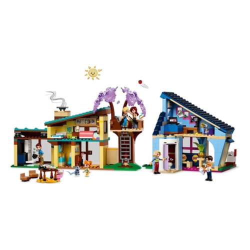 LEGO Friends Olly and Paisley's Family Houses 42620 Building Set ...