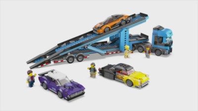LEGO City Car Transporter Truck with Sports Cars Kids Gift Idea 60408 ...