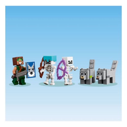 LEGO Minecraft The Wolf Stronghold Fortress Playset Video Game Toy 21261