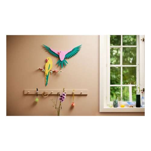 LEGO Art The Fauna Collection - Macaw Parrots 31211 Building Set ...