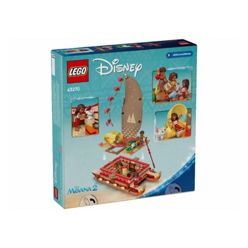 LEGO Disney Moana's Adventure Canoe 43270 Building Set