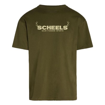 Adult SCHEELS Elk Antler Crewneck T-Shirt | SCHEELS.com