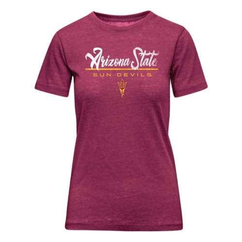 Camp David Women's Arizona State Sun Devils Script Line T-Shirt ...