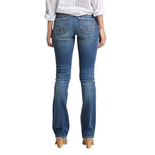 Women's Silver Jeans Co. Tuesday Distressed Slim Fit Bootcut Jeans ...
