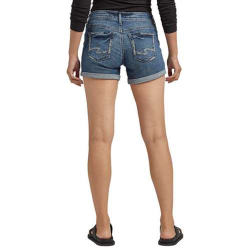 Women's Silver Jeans Co. Plus Size Britt Low Rise Jean Shorts | SCHEELS.com