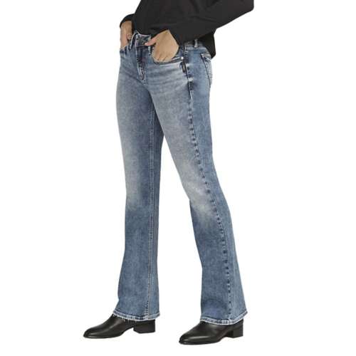 Women's Silver Jeans Co. Suki Classic Button Curvy Bootcut Jeans ...