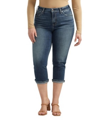 Women's Silver Jeans Co. Plus Size Avery Curvy Straight Jeans | SCHEELS.com
