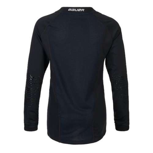Men's Bauer Senior Pro Base Layer Long Sleeve Hockey Compression Shirt ...