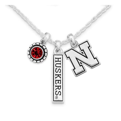 From The Heart Enterprise Nebraska Cornhuskers Trifecta Necklace