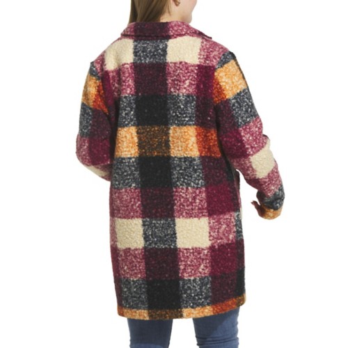 Women's Charlie B Boucle Knit Long Sleeve Shacket