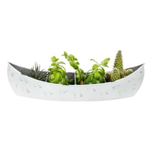 Midwest-CBK Distressed White Canoe Planter | SCHEELS.com