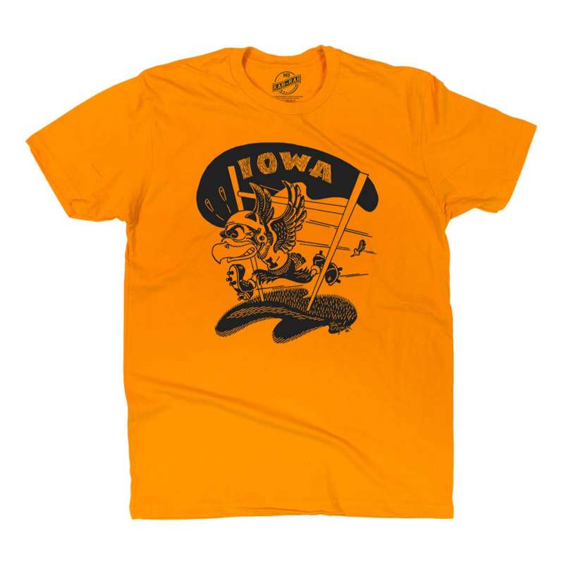 Rah-Rah Iowa Hawkeyes Football Goalpost T-Shirt | SCHEELS.com