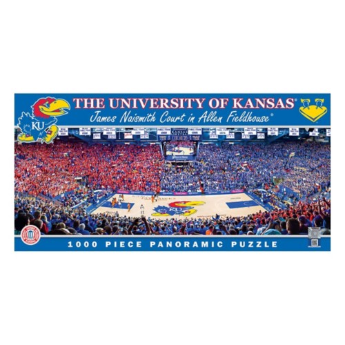 Masterpieces Puzzle Co. Kansas Jayhawks 1000pc Panoramic Puzzle