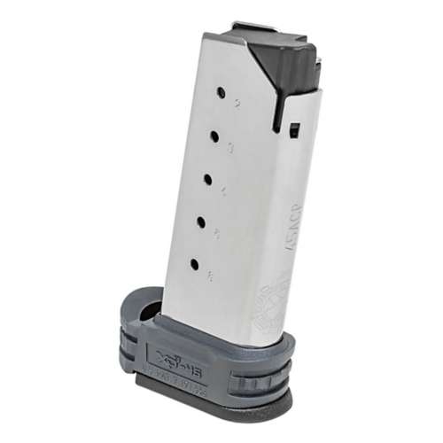 Springfield Armory XD-S Tactical Grey .45 ACP 6rd Extended Magazine ...