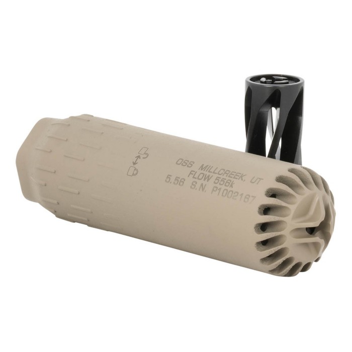 HUXWRX Flow 556k Rifle Suppressor with QD Flash Hider