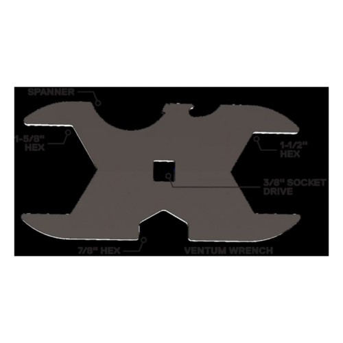 HUXWRX Ventum 762 Rifle Suppressor with HUB Direct Thread Adapter