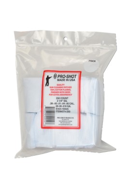 Pro-Shot Patches 38-45 Cal 250 Ct