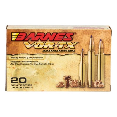 Barnes VOR-TX 270 Winchester Rifle Ammunition 20 Round Box