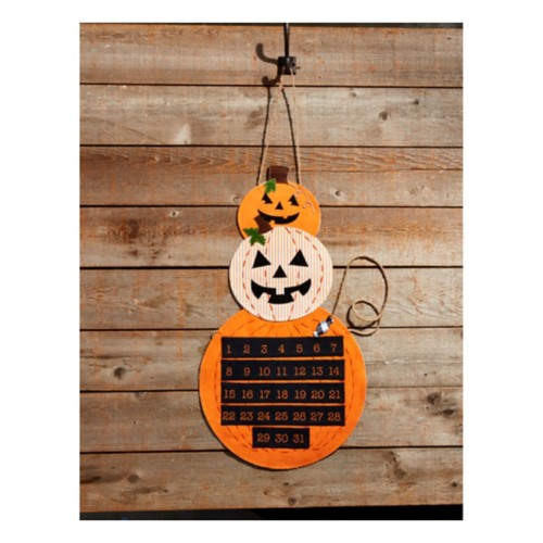 Mud Pie Halloween and Christmas Reversible Countdown Calendar
