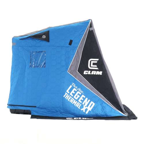 Clam Dave Genz Legacy Series Legend XT Thermal Flip-Over Ice Shelter ...