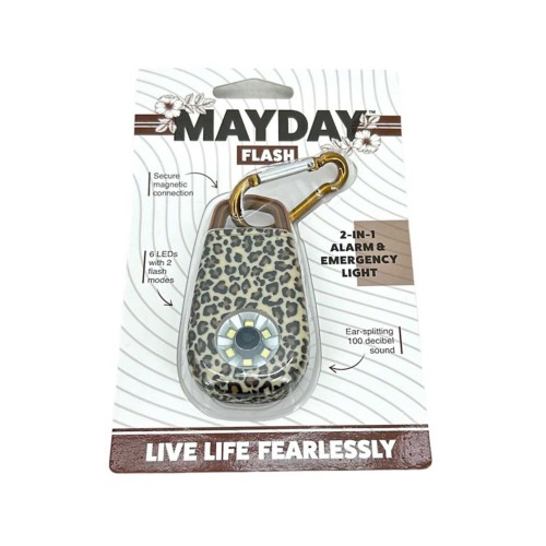 Mayday Flash ASSORTED 2-in-1 Alarm & Emergency Light Keychain