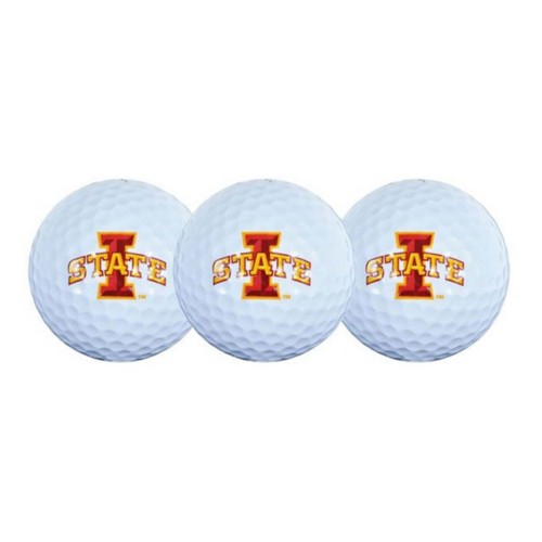 Team Effort Iowa State Cyclones 3 Pack Golf Balls