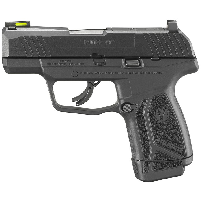 Ruger MAX-9 Optic Ready Sub-Compact 9mm Pistol No Manual Safety