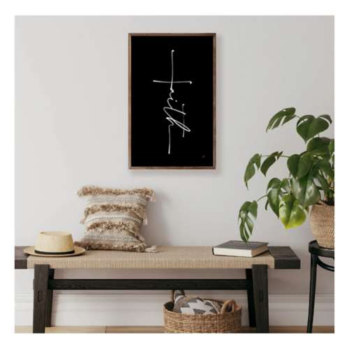 Kendrick Home Faith Cross Black Wall Art | SCHEELS.com