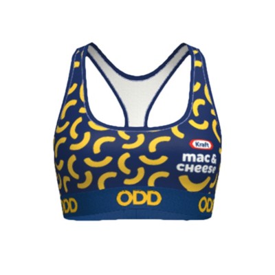 Women's ODD SOX Kraft Mac & Cheese Sports Bra