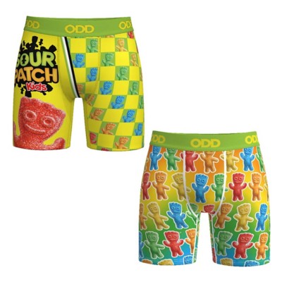Men's ODD SOX Sour Patch Kids Checkers 2 Pack Boxer Briefs