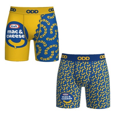 Men's ODD SOX Kraft Mac & Cheese Split 2 Pack Boxer Briefs