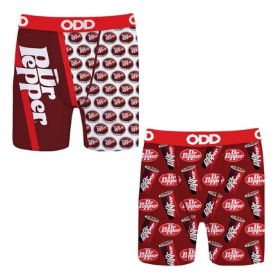 Men's ODD SOX Dr Pepper Split 2 Pack Boxer Briefs