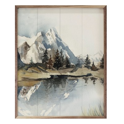 Kendrick Home Watercolor Mountain Landscape Frame | SCHEELS.com