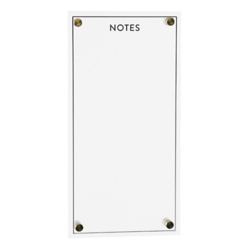 Melrose International Acrylic Dry Erase Notes Board 13"H
