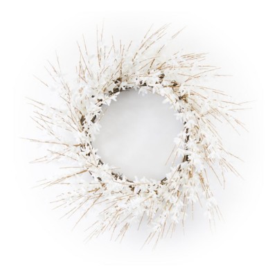 Melrose International Blossom Floral Wreath 25"D