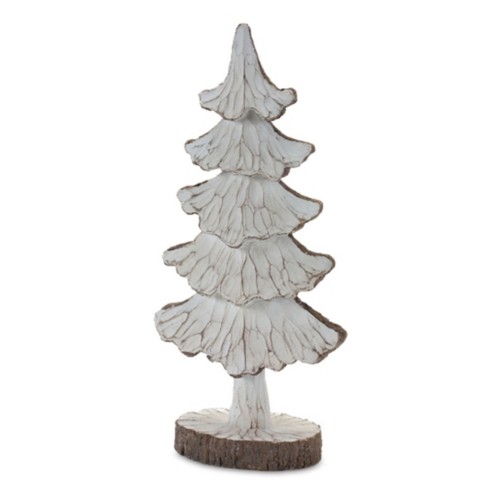Melrose International White Resin Tree (Set of 2)