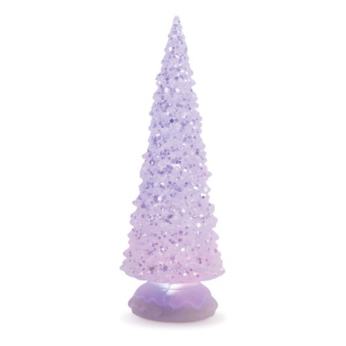 Melrose International Glittered LED Tree Dcor (Set of 3)