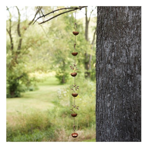 Melrose International Bird Branch Rain Chain 70"L