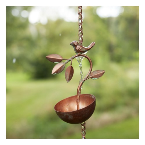 Melrose International Bird Branch Rain Chain 70"L