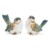 Melrose International Terra Cotta Bird Figurine (Set of 6)