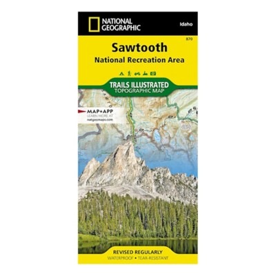 National Geographic 870 Sawtooth National Recreation Area Map | SCHEELS.com