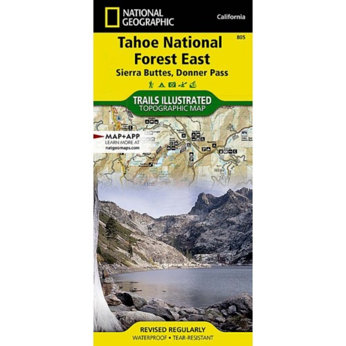 National Geographic Tahoe National Forest East Map